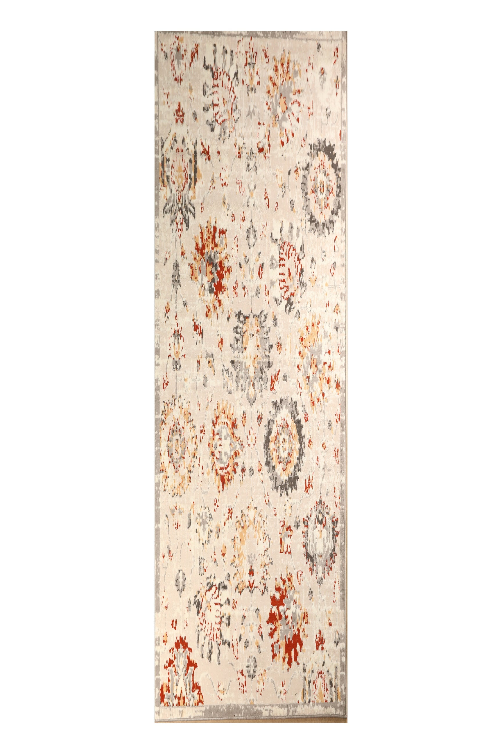Furnish My Place Abstract Runner Rug - 2 ft. x 8 ft., Peach, Floor Rug ...