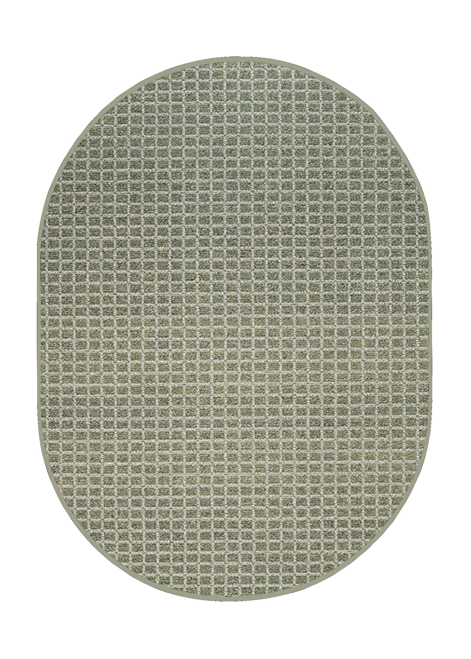 Furnish My Place Corner Indoor/Outdoor Commercial Color Rug - Green, 6 ...