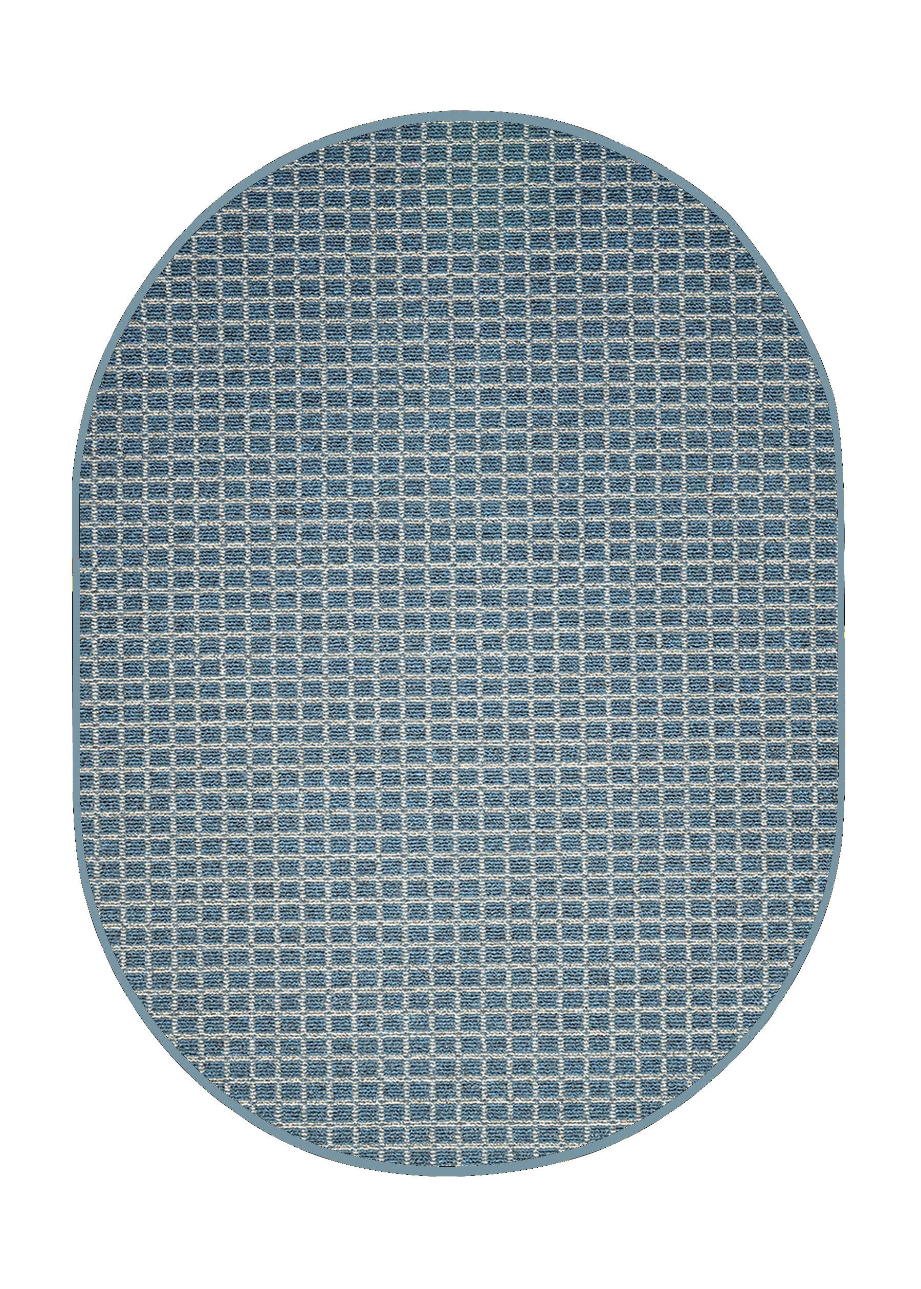 Furnish My Place Corner Indoor/Outdoor Commercial Color Rug - Navy, 12 ...