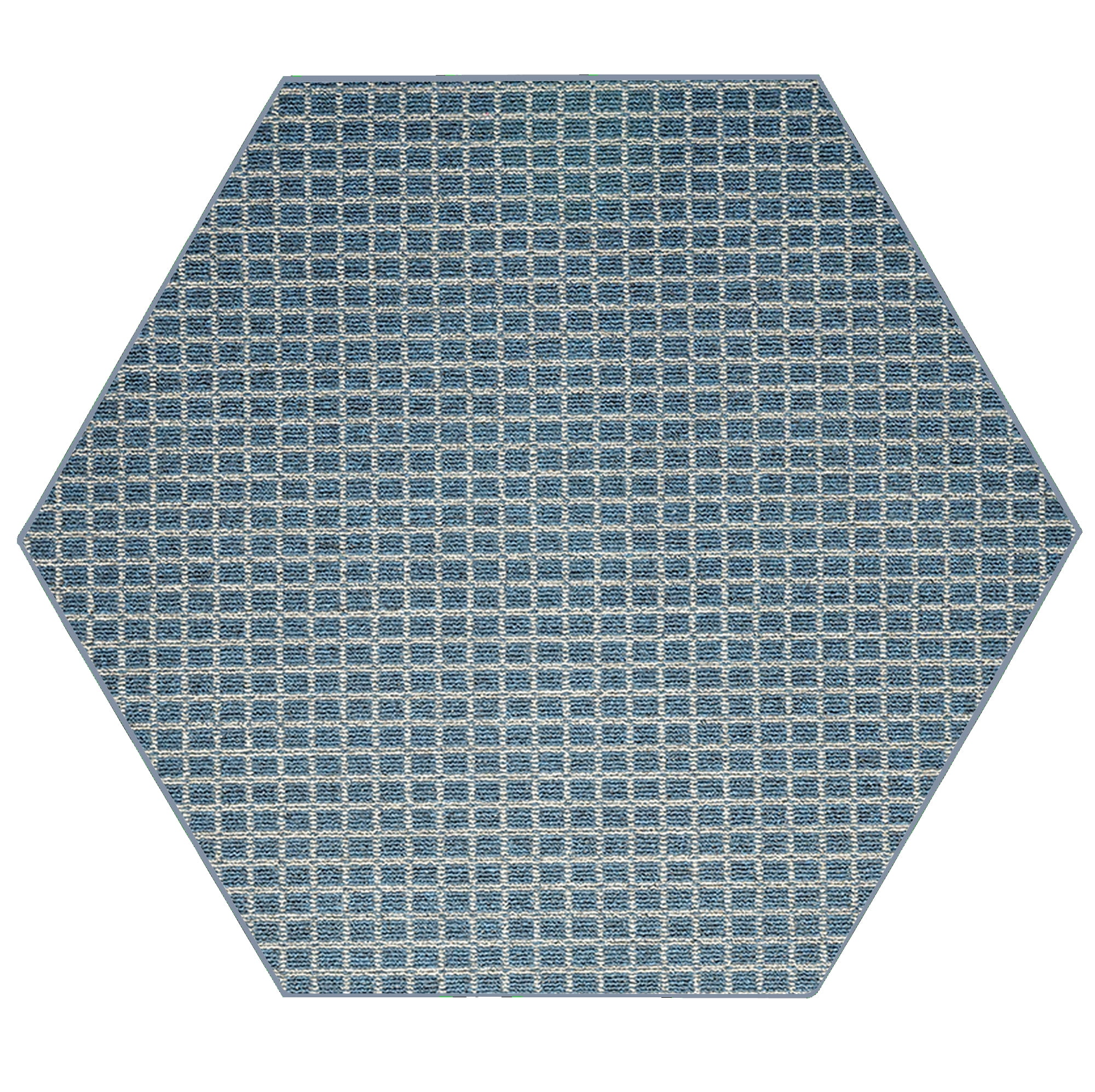 Furnish My Place Corner Indoor/Outdoor Commercial Color Rug - Navy, 7 ...