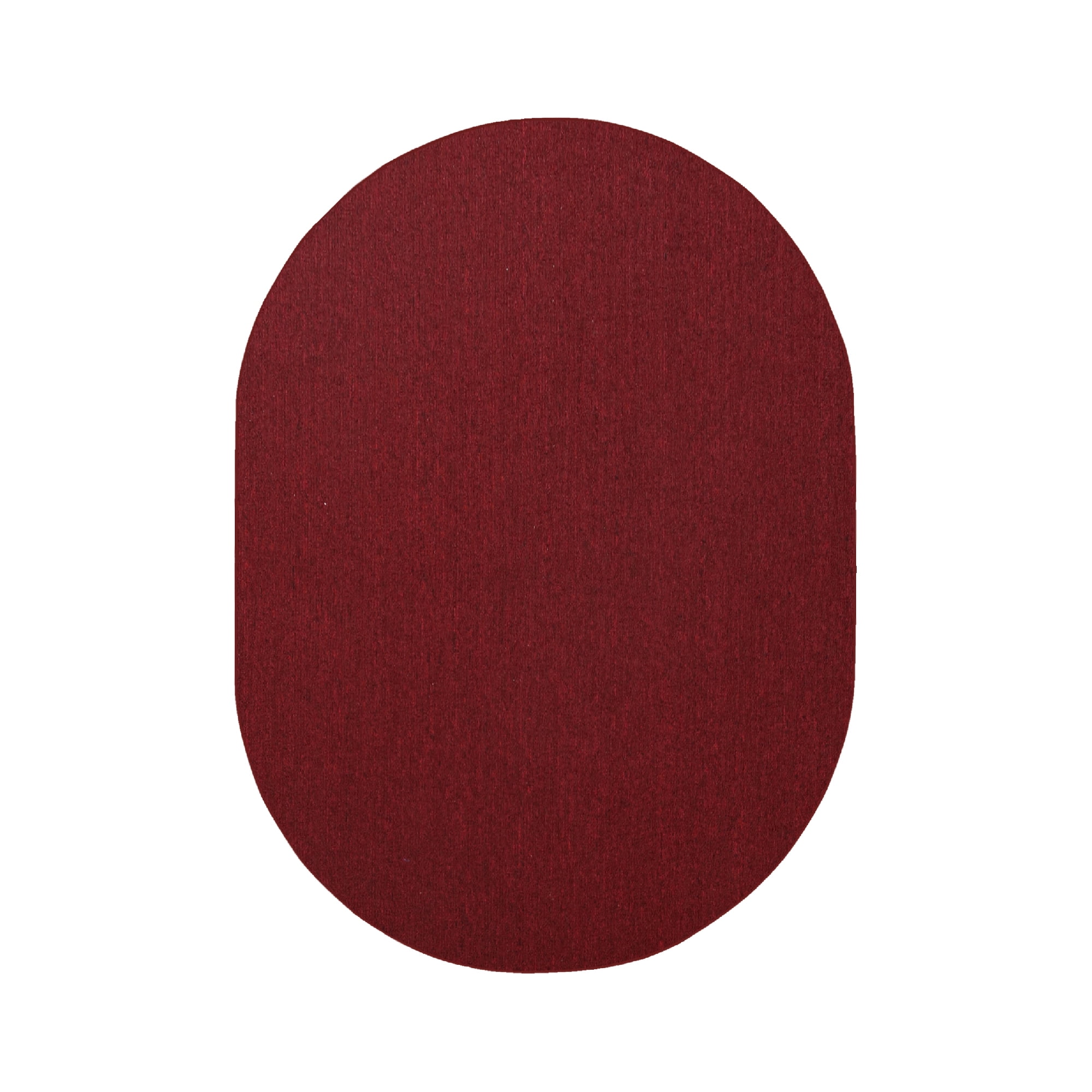 Furnish My Place Modern Indoor/Outdoor Commercial Solid Color Rug - Red ...