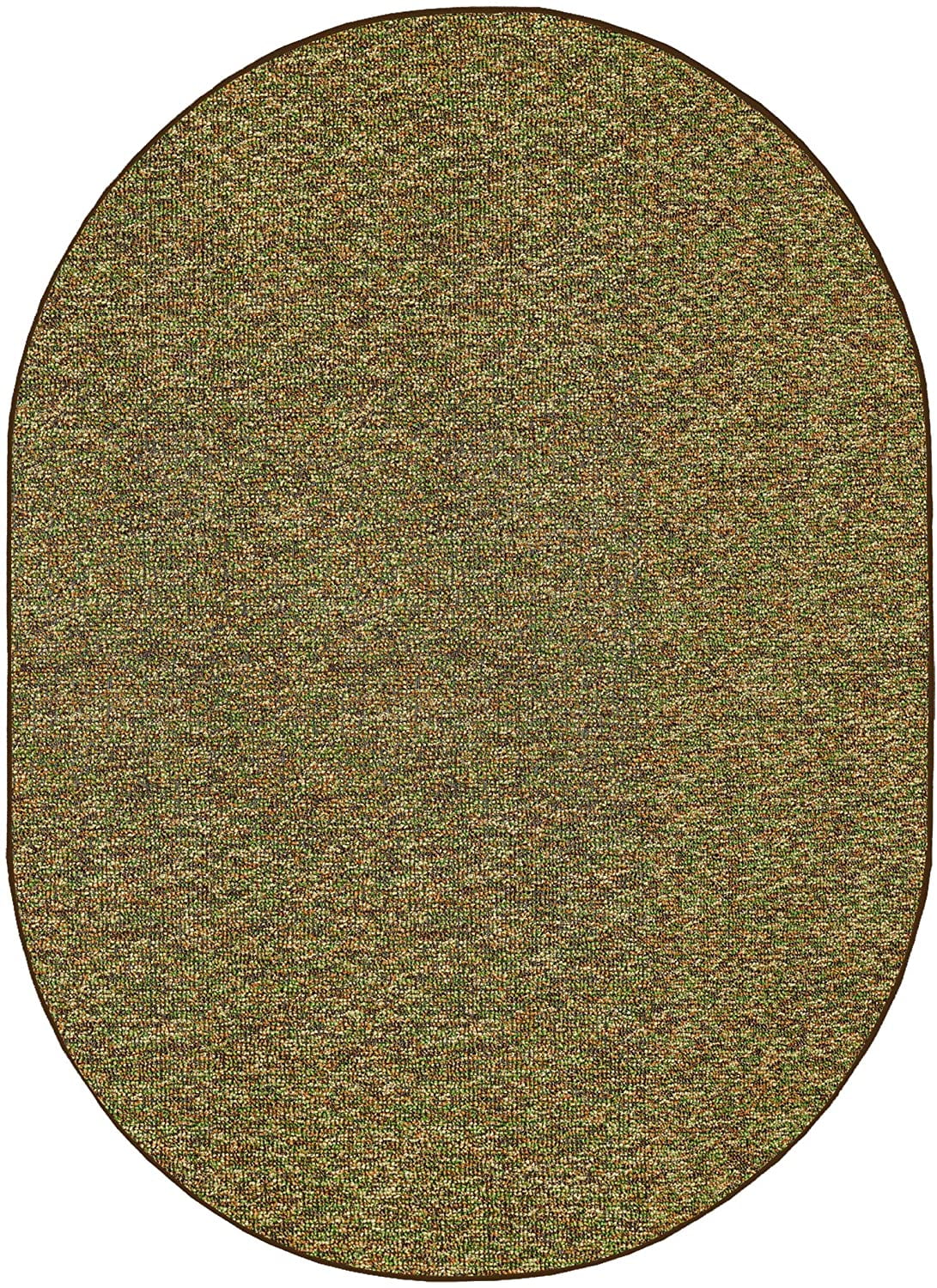 Furnish My Place Outdoor Area Rug – 7 x 9 ft, Oval, Camo Green, Floor ...