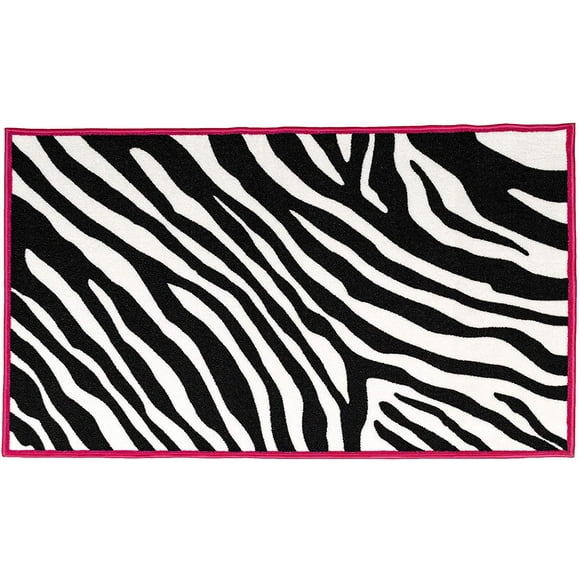 Pink Zebra Rug