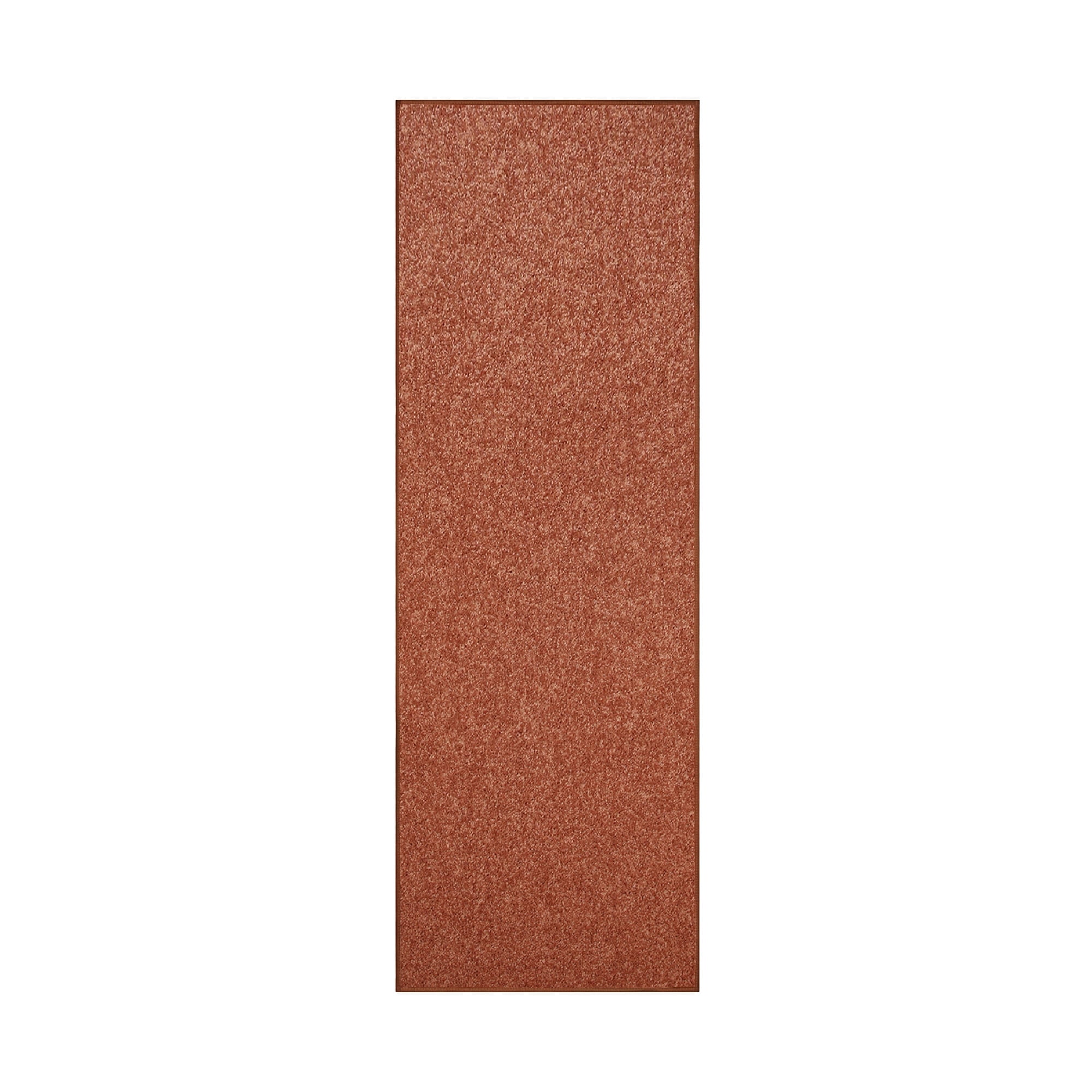 Furnish My Place Rust 2' x 16' Solid Color Rug Runner, Made In Usa ...