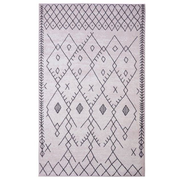 Furnish My Place Trellis Pattern Rug - 2 ft. x 4 ft., Peach, Premium ...