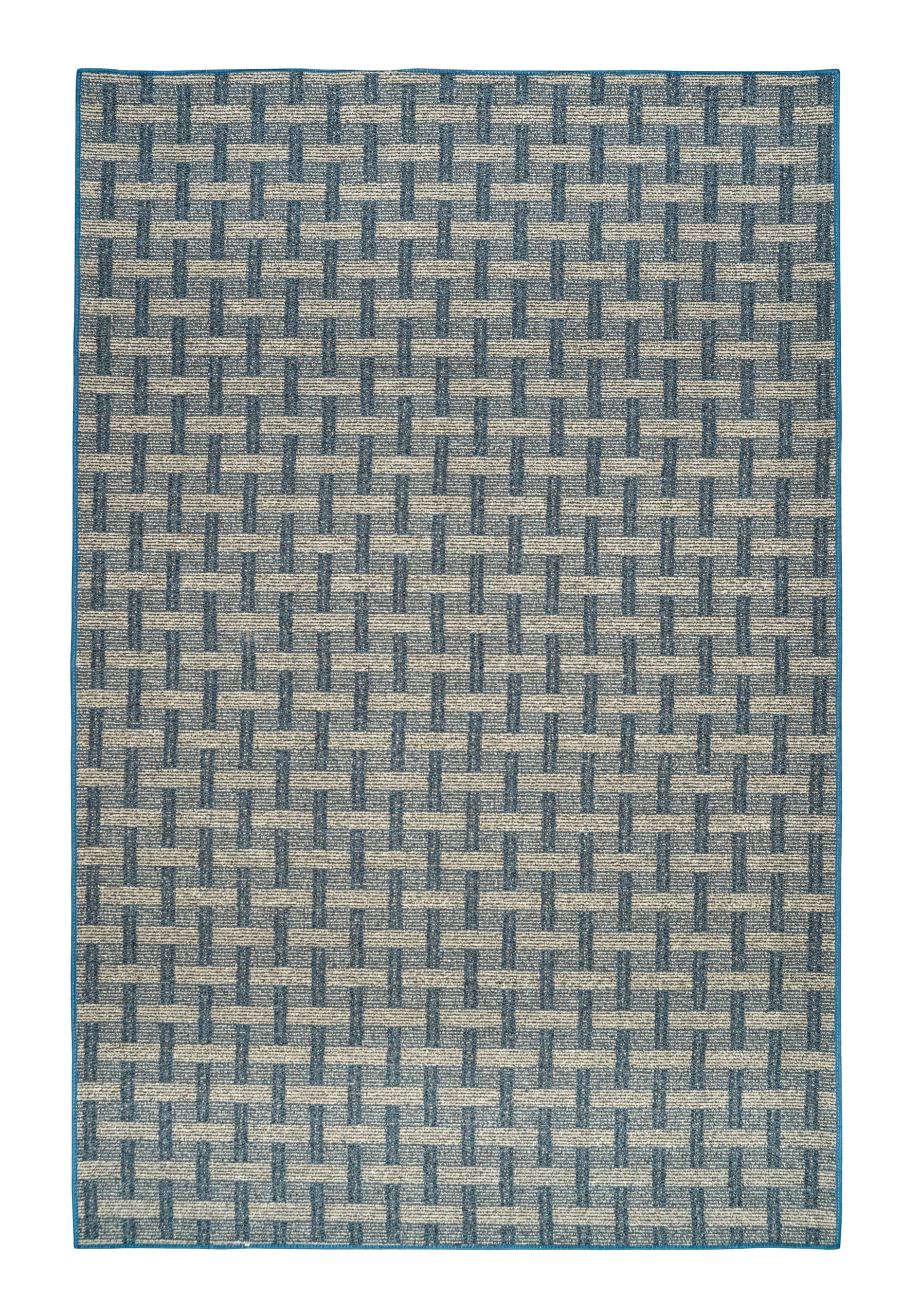 Furnish My Place Union Indoor/Outdoor Commercial Color Rug - Navy, 12 ...