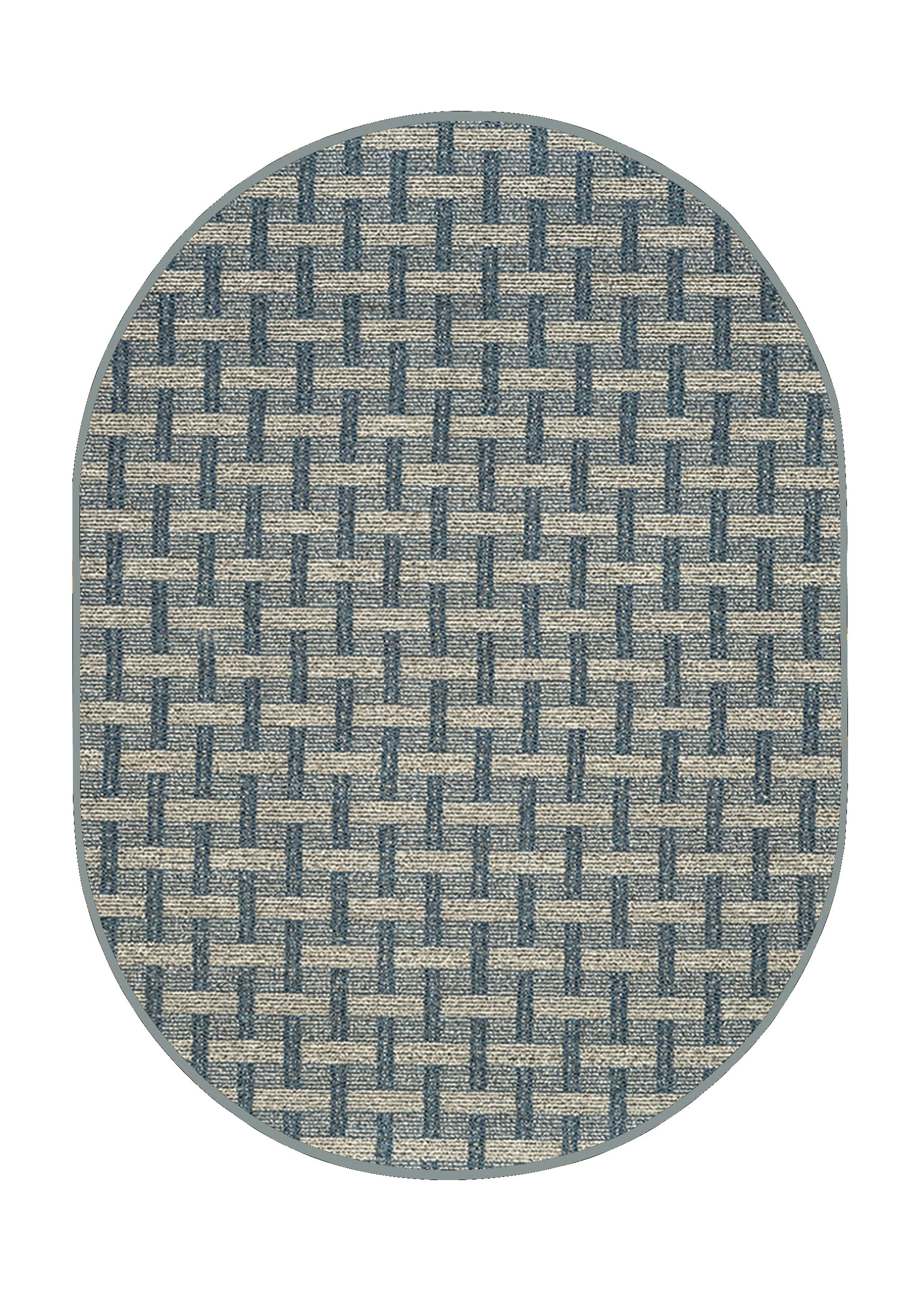 Furnish My Place Union Indoor/Outdoor Commercial Color Rug - Navy, 6' x ...
