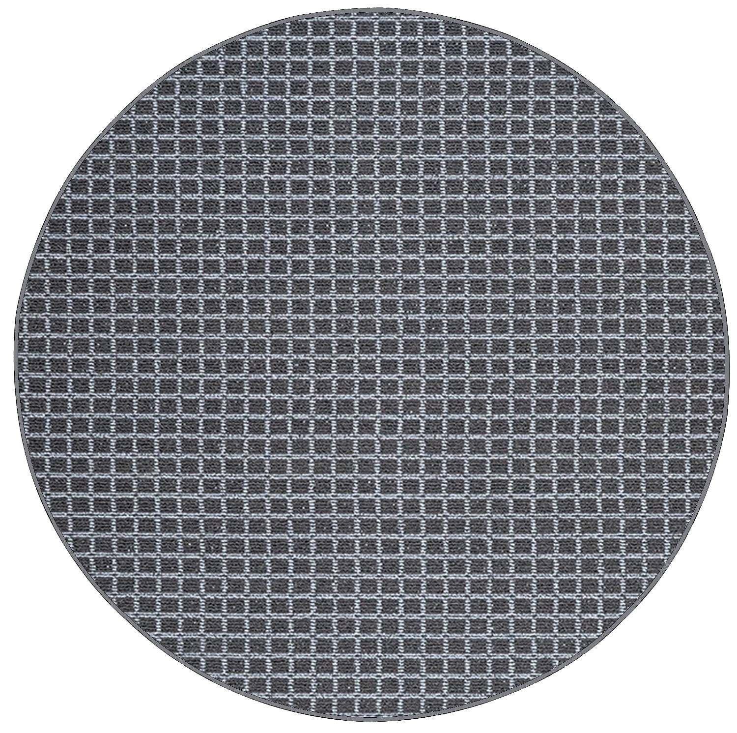 Furnish My Place Corner Indoor/Outdoor Commercial Color Rug - Black, 4 ...