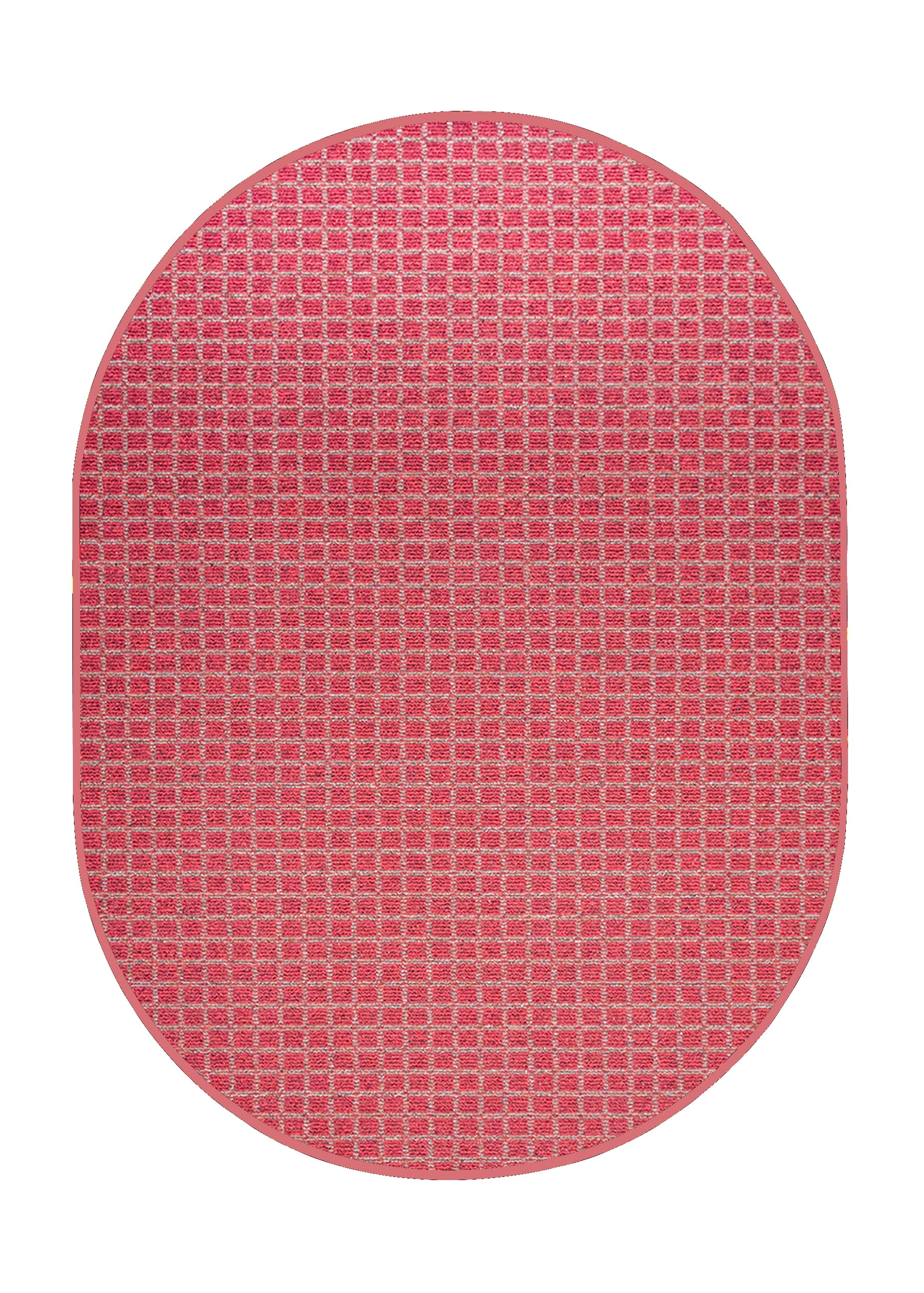 Furnishmyplace Corner Indoor/Outdoor Commercial Color Rug - Red, Area ...