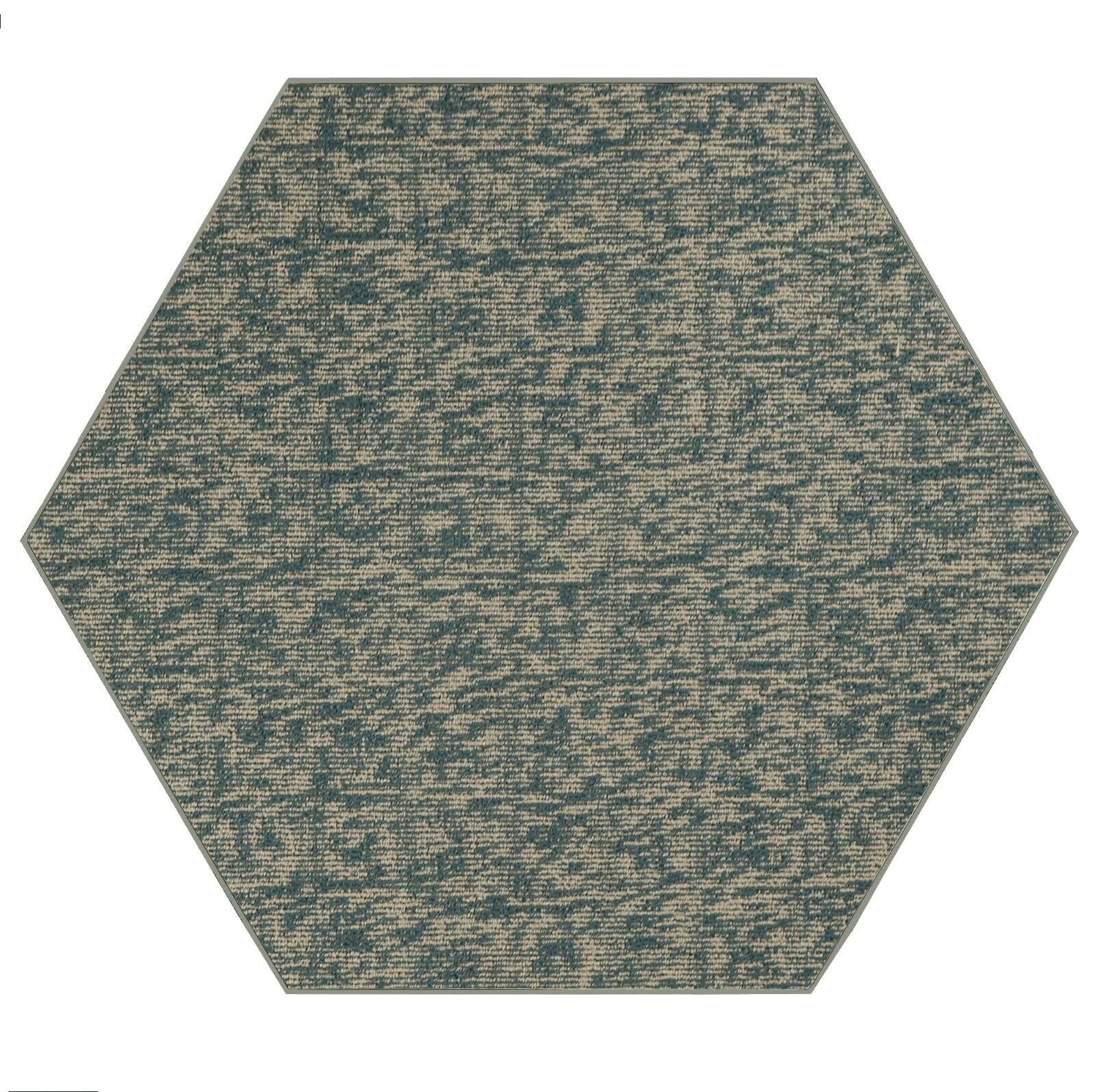 Furnishmyplace Modern Indoor/Outdoor Commercial Rug - Blue, Elemental ...