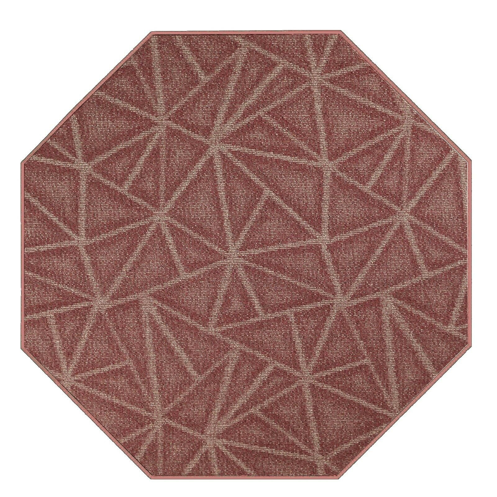 Furnishmyplace Modern Indoor/Outdoor Commercial Rug - Burgundy, Refine ...