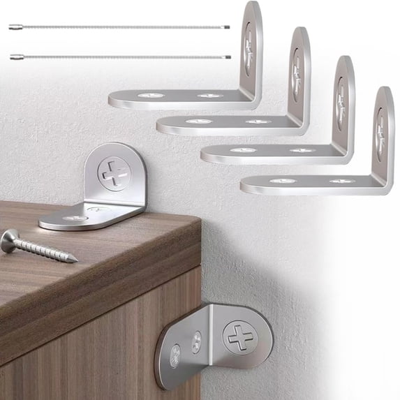 Furniture Anchors Small Aesthetic Earthquake Straps for Furniture ...