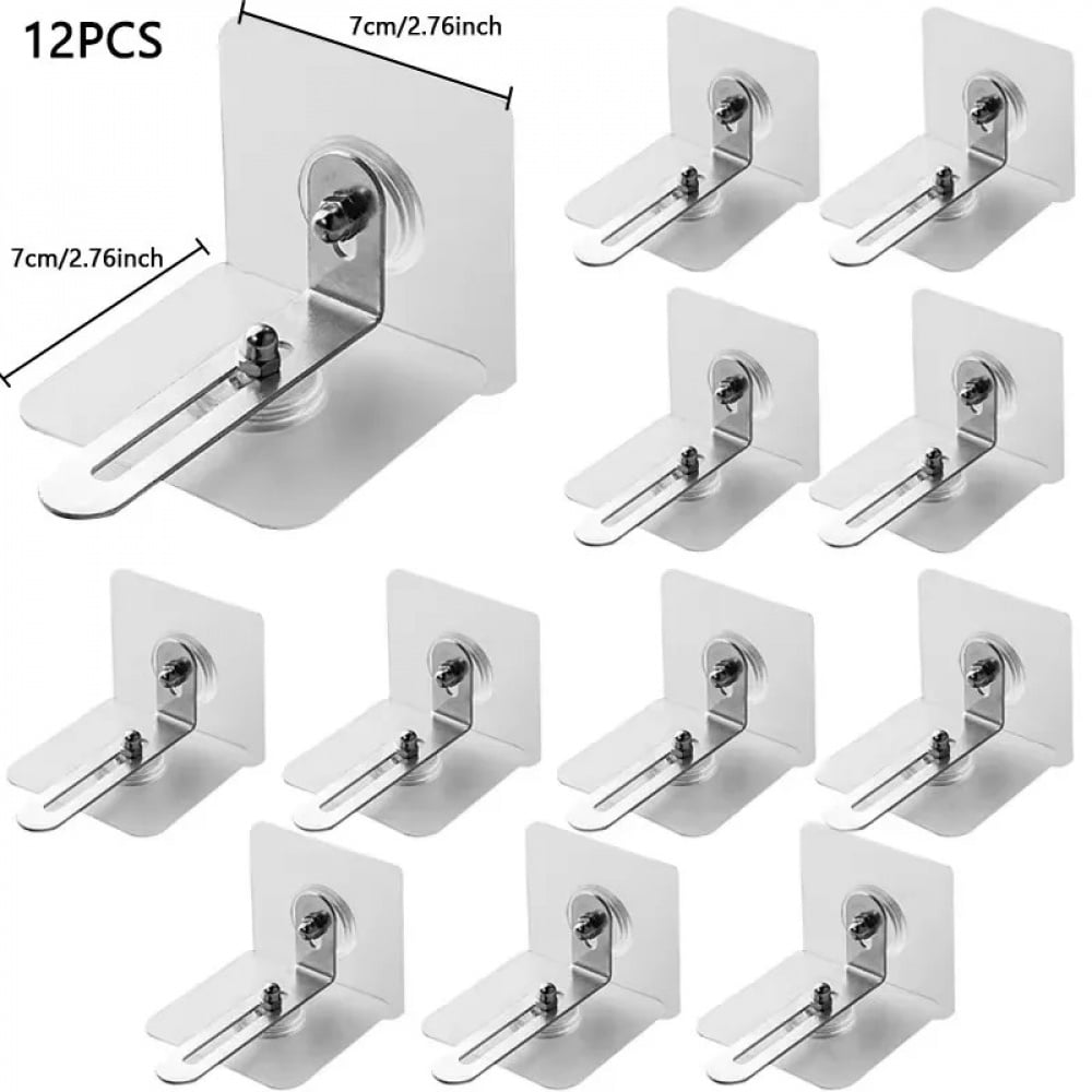 Furniture Anchors Strong Self-adhesive Fixed Prevent Dumping Device No ...