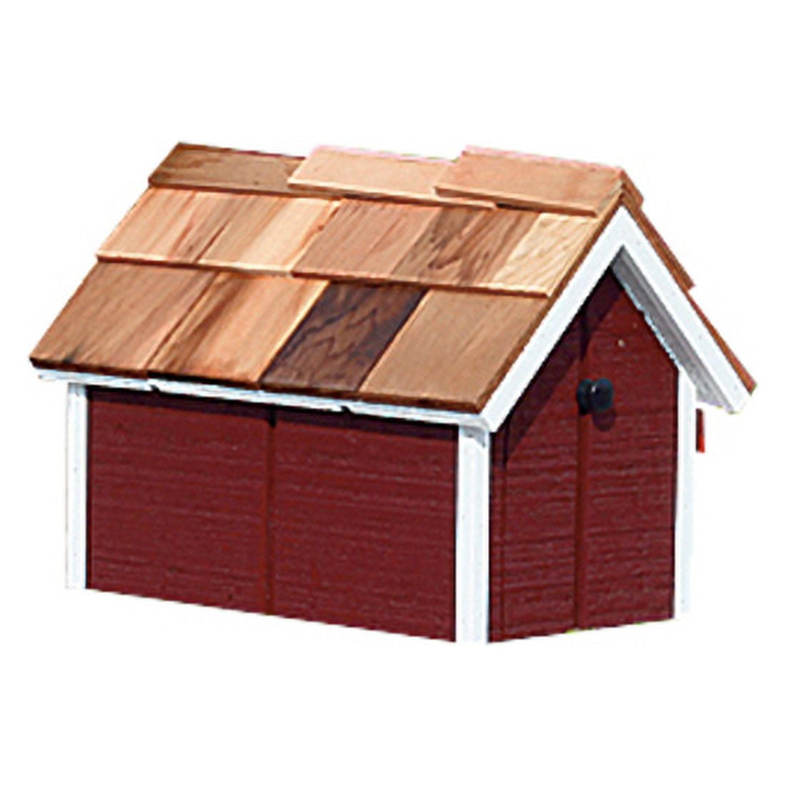 Furniture Barn USA™ Pressure Treated Pine Burgundy with White Trim ...