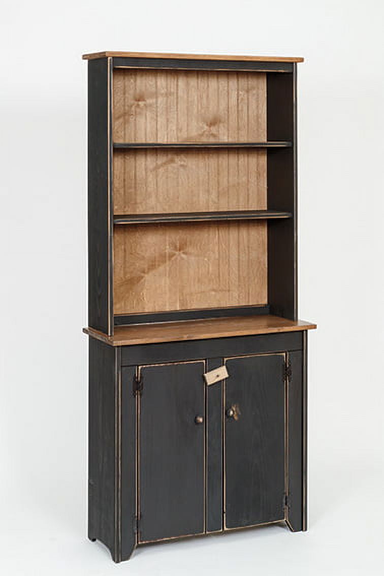 Furniture Barn USA™ Primitive Rustic Country Wooden Small Hutch and ...