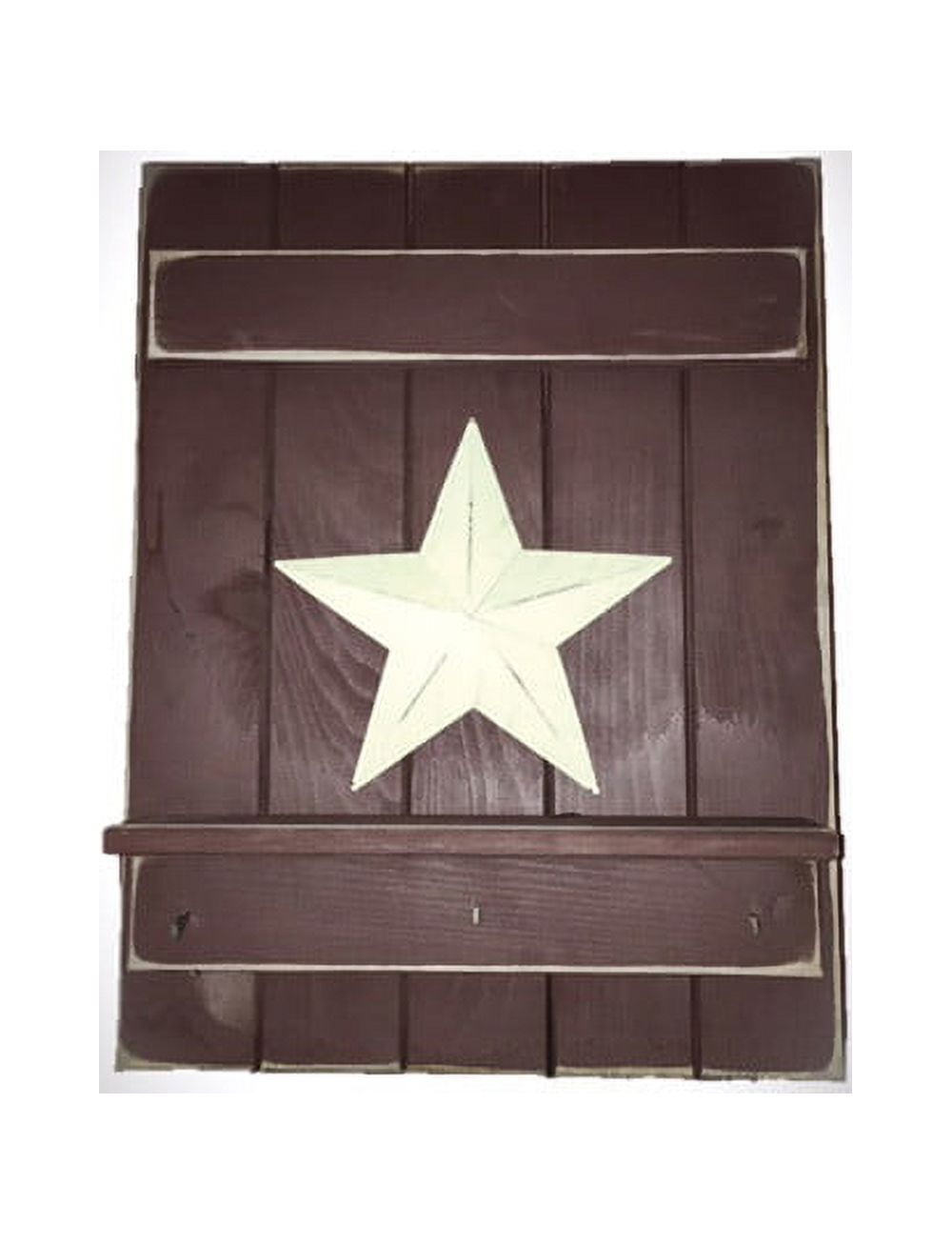 Furniture Barn USA™ Primitive Rustic Country Wooden Star Shelf ...