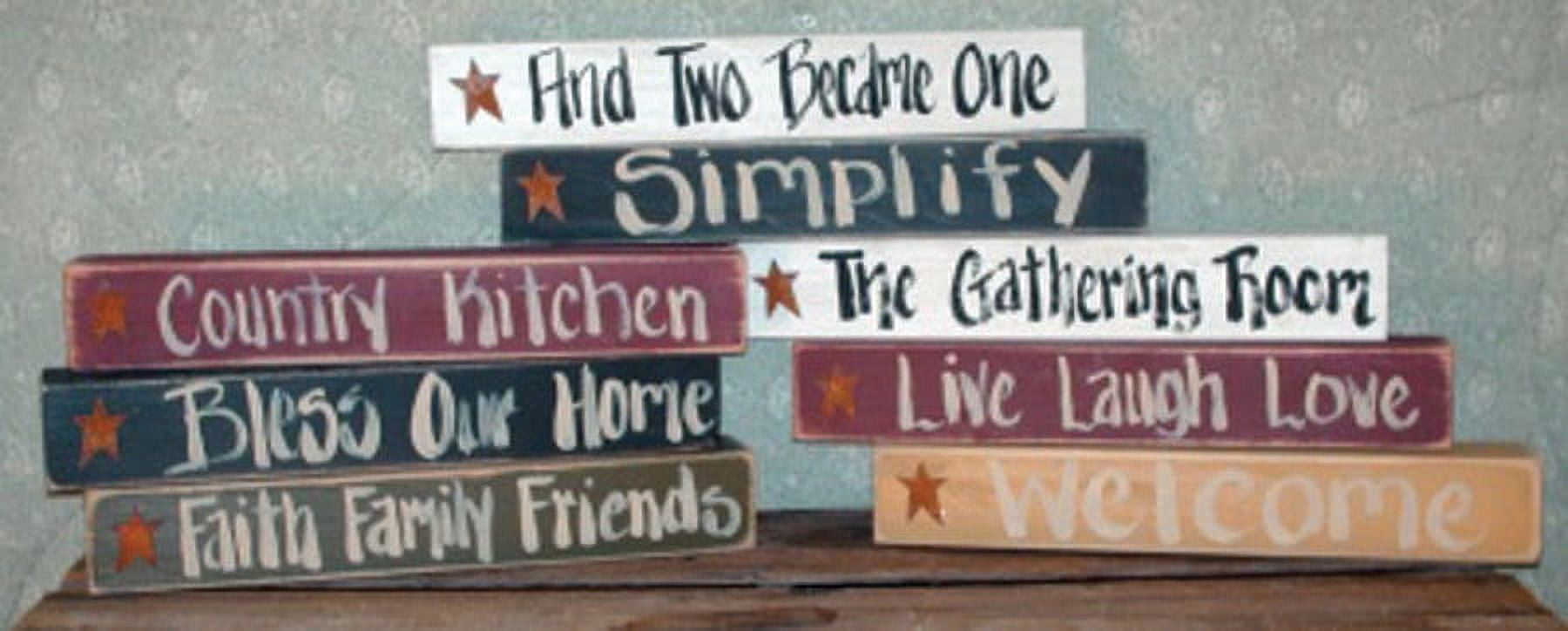 Furniture Barn USA™ Rustic Primitive Wooden Signs - Different Varieties ...