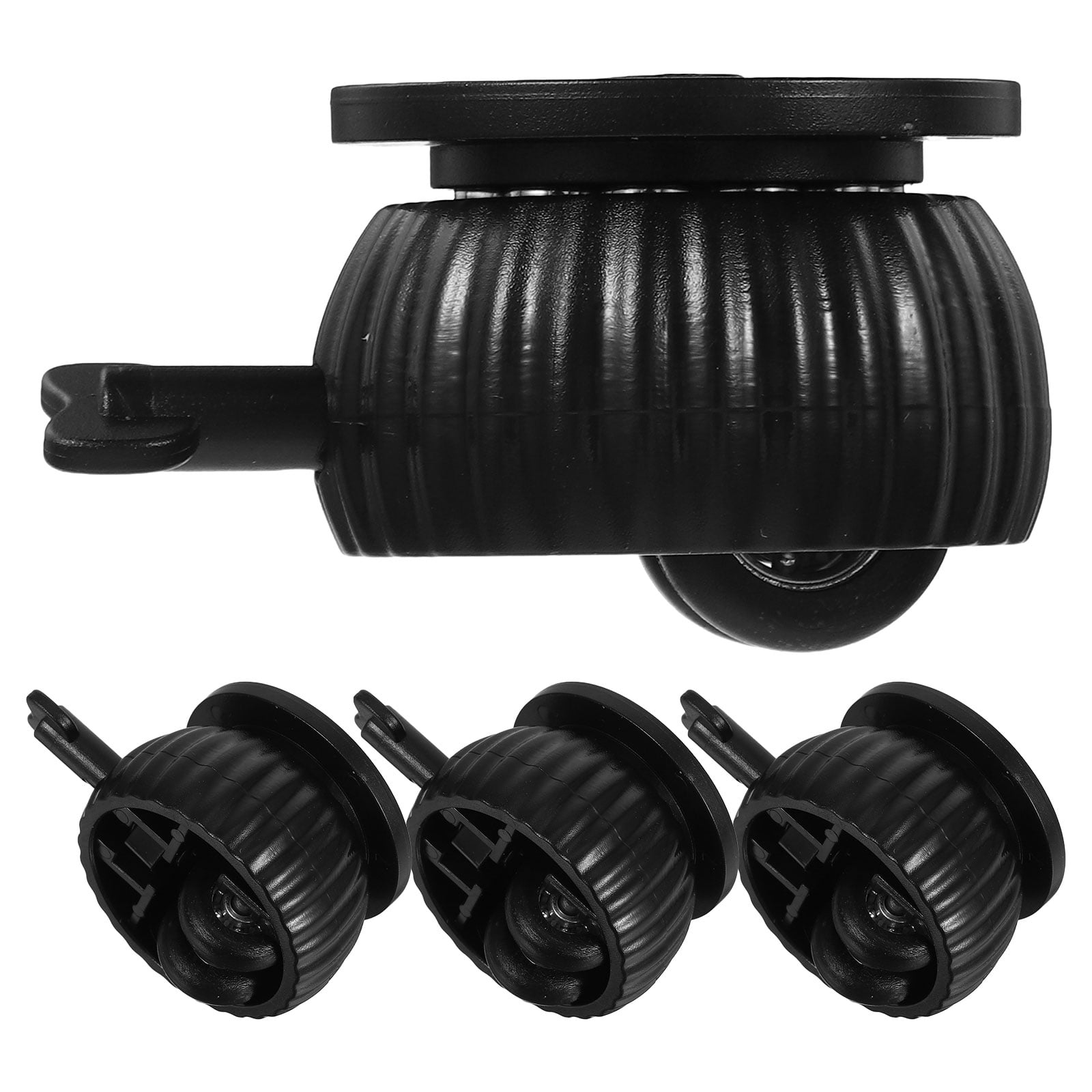 WHAMVOX ABS Drawer Caster Wheels for Home Use Black Set of 1 Easily ...
