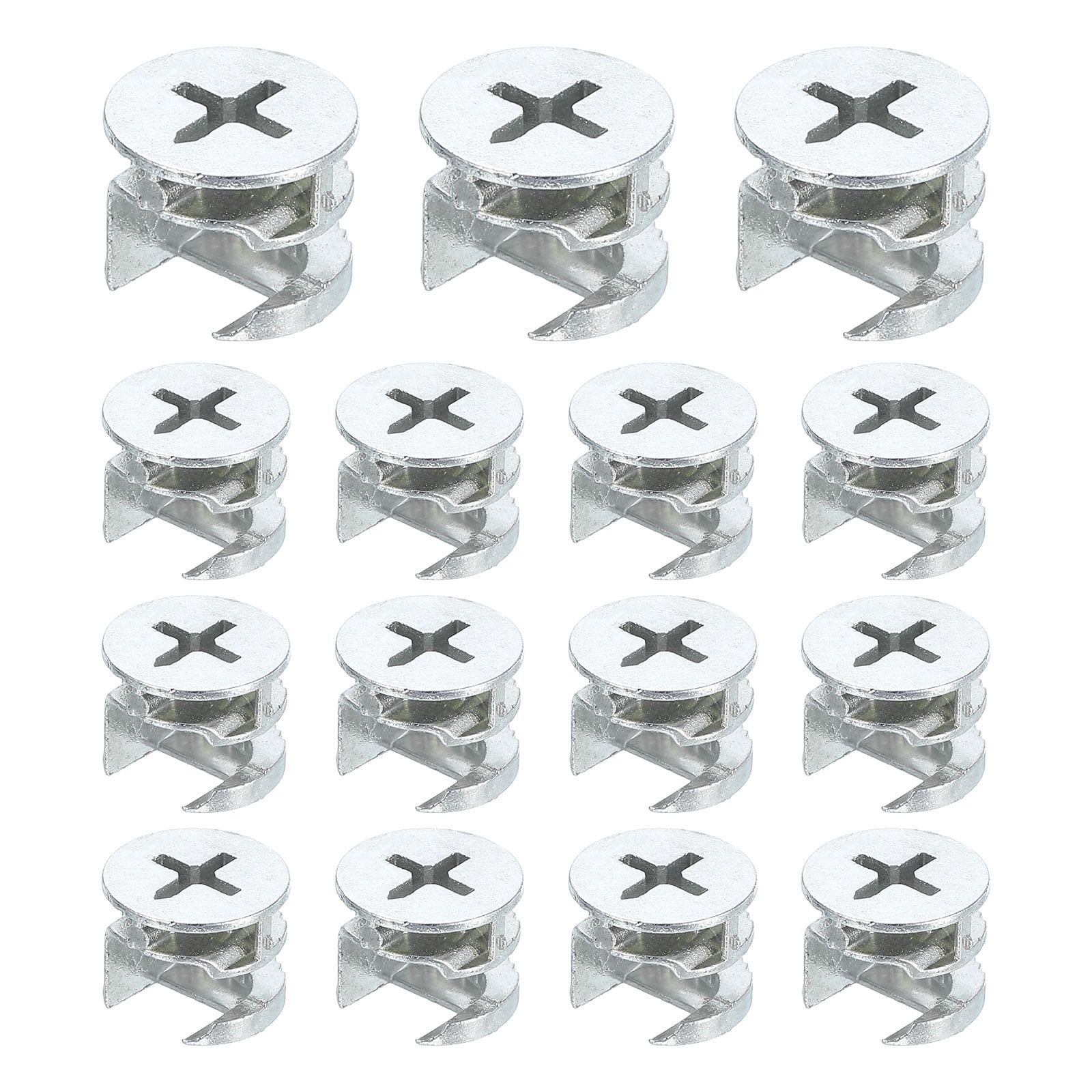 Furniture Cam Lock Fasteners 15 x 12mm, 15Pack Cam Lock Nut Connectors ...
