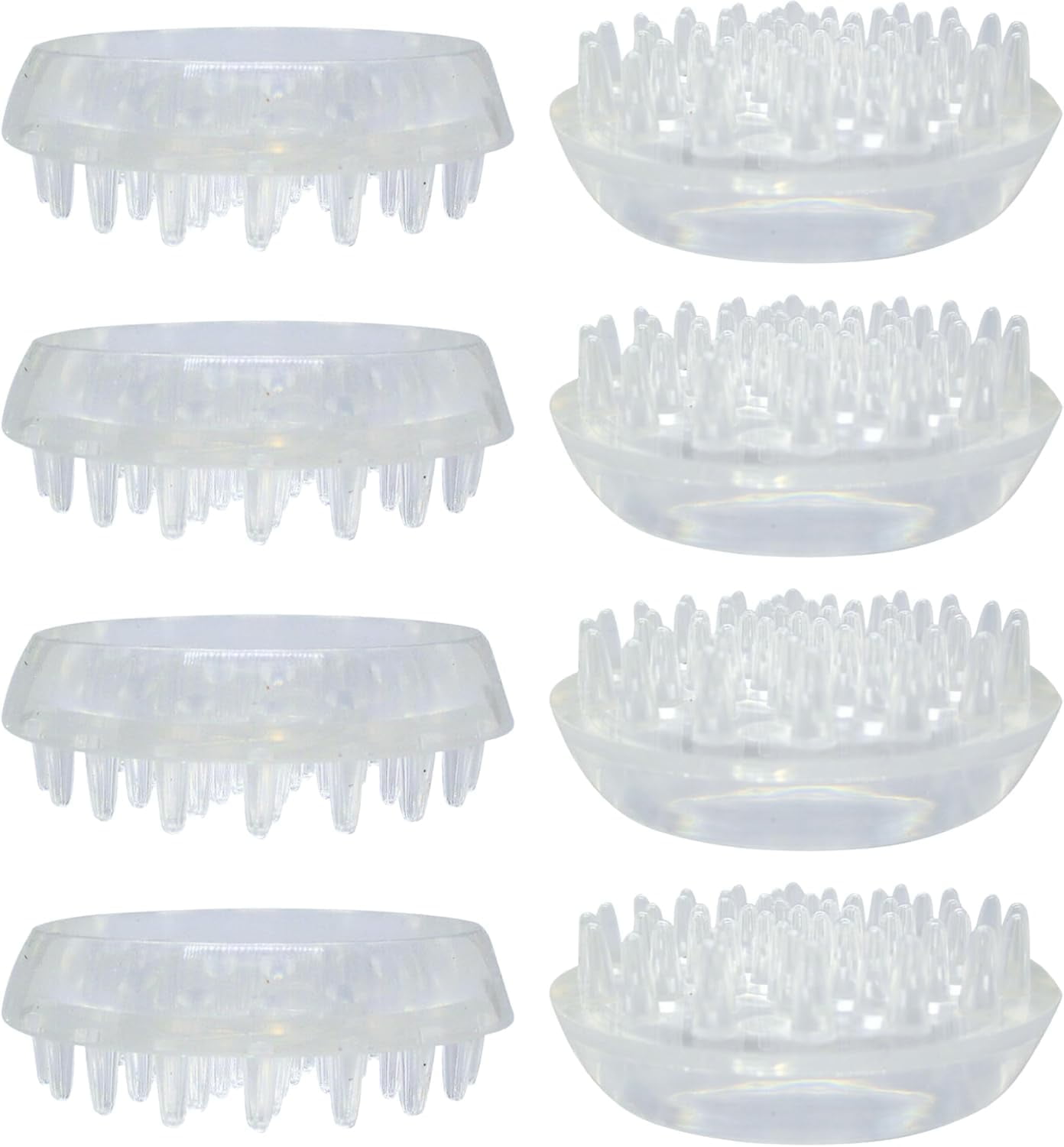 GADGETIME USA Furniture Caster Cups, 8ct, Spikes for Heavy Furniture ...