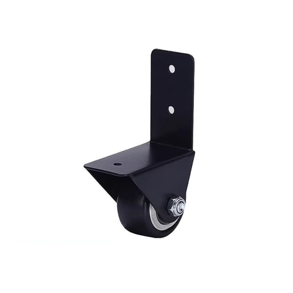 0.63Inch Low Profile Casters Wheel, Mini Long Frame Rigid Caster, Small ...