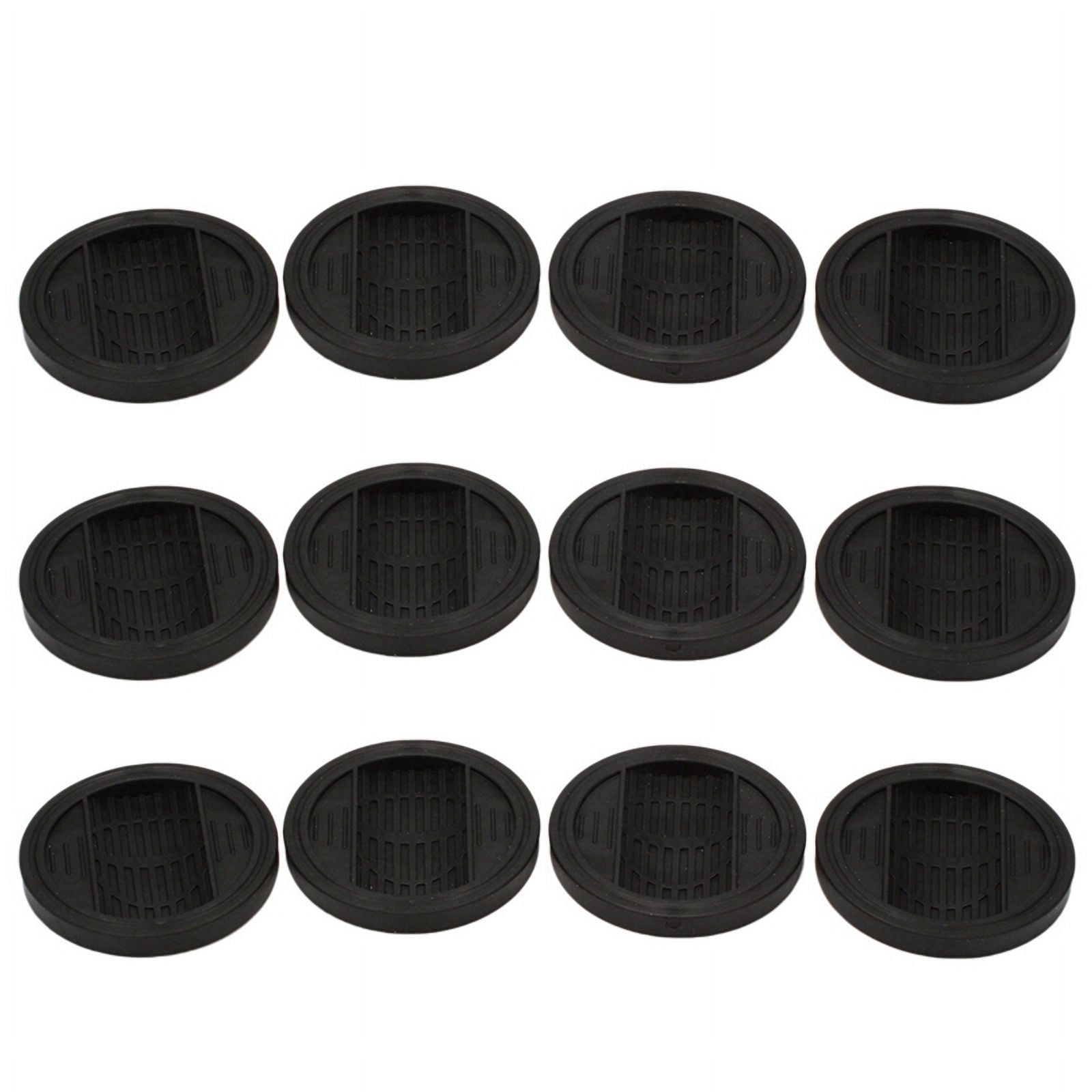 Furniture Castor Cups 12 PCS, Pads Non Slip Furniture Coasters for ...