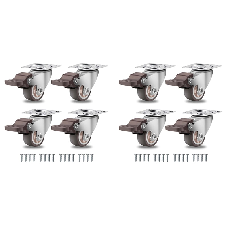 Furniture Castors Small 25mm,360 Degree Swivel Castors Heavy Duty Load ...