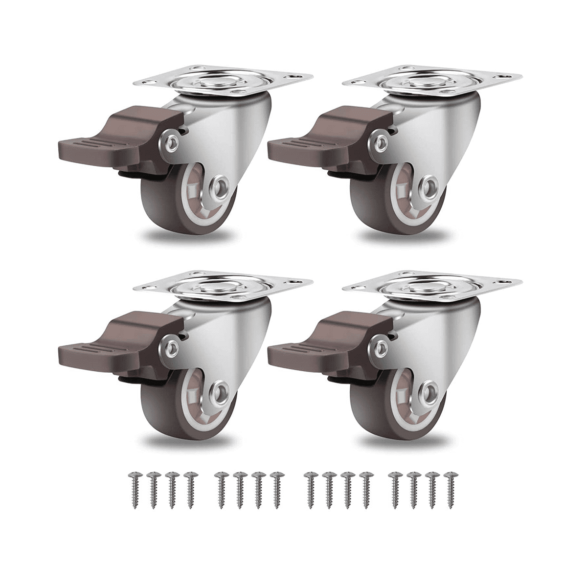 Furniture Castors Small 25mm, Swivel Castors Heavy Duty Load Capacity ...