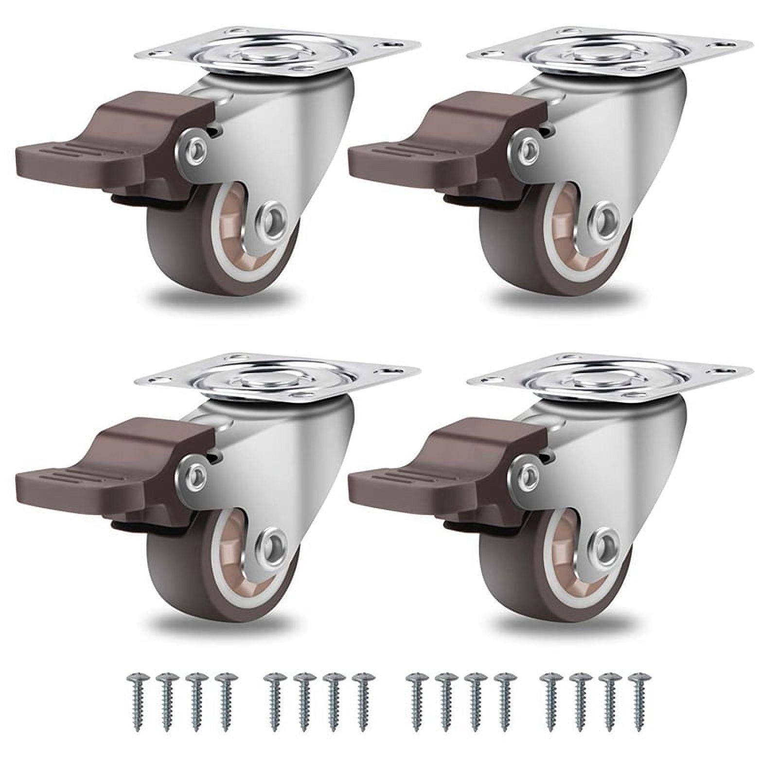 Furniture Castors Small 25mm, Swivel Castors Heavy Duty Load Capacity ...