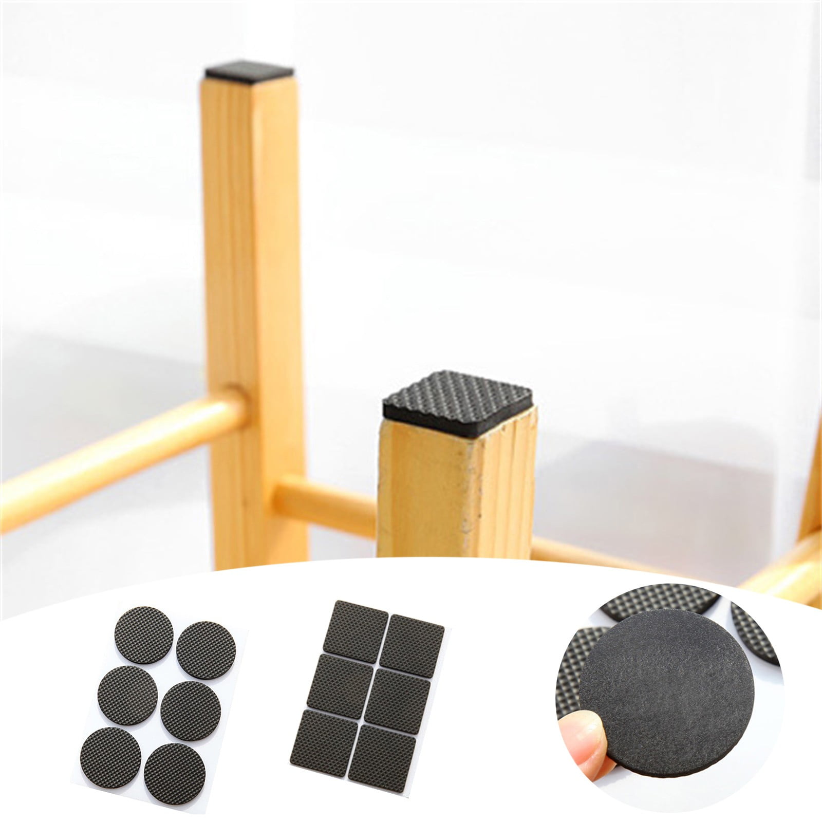 Furniture Chair Leg Pads Furniture Silencers Sticky Pads for Table and ...