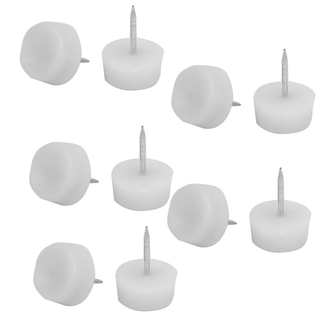 Furniture Chair Table Leg Feet Plastic Pad Protector Glide Nails 22mm ...