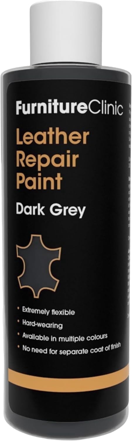 Furniture Clinic Leather Repair Paint | 2-in-1 Seal and Color | Use on ...