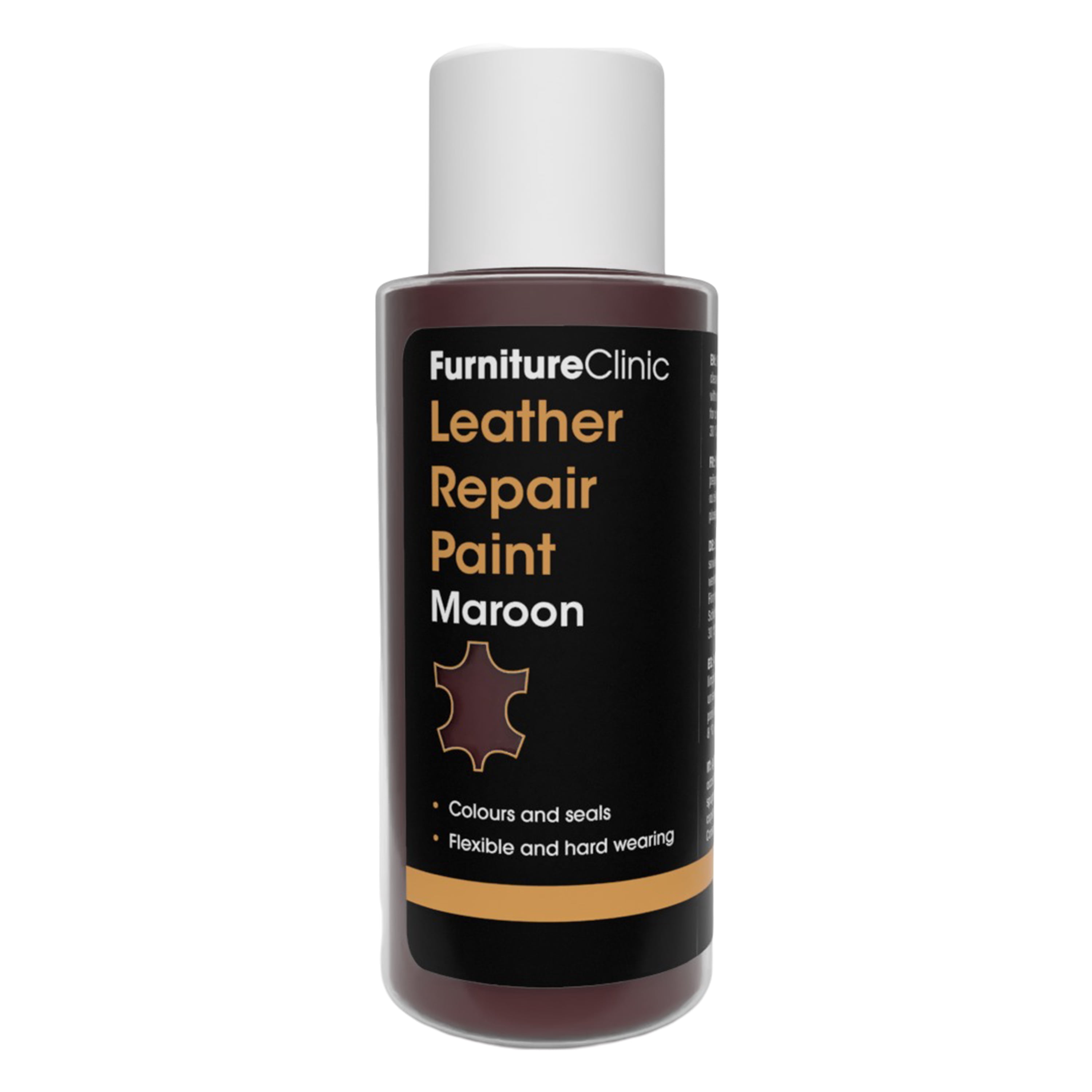 Furniture Clinic Leather Repair Paint | 2-in-1 Seal and Color | Use on ...