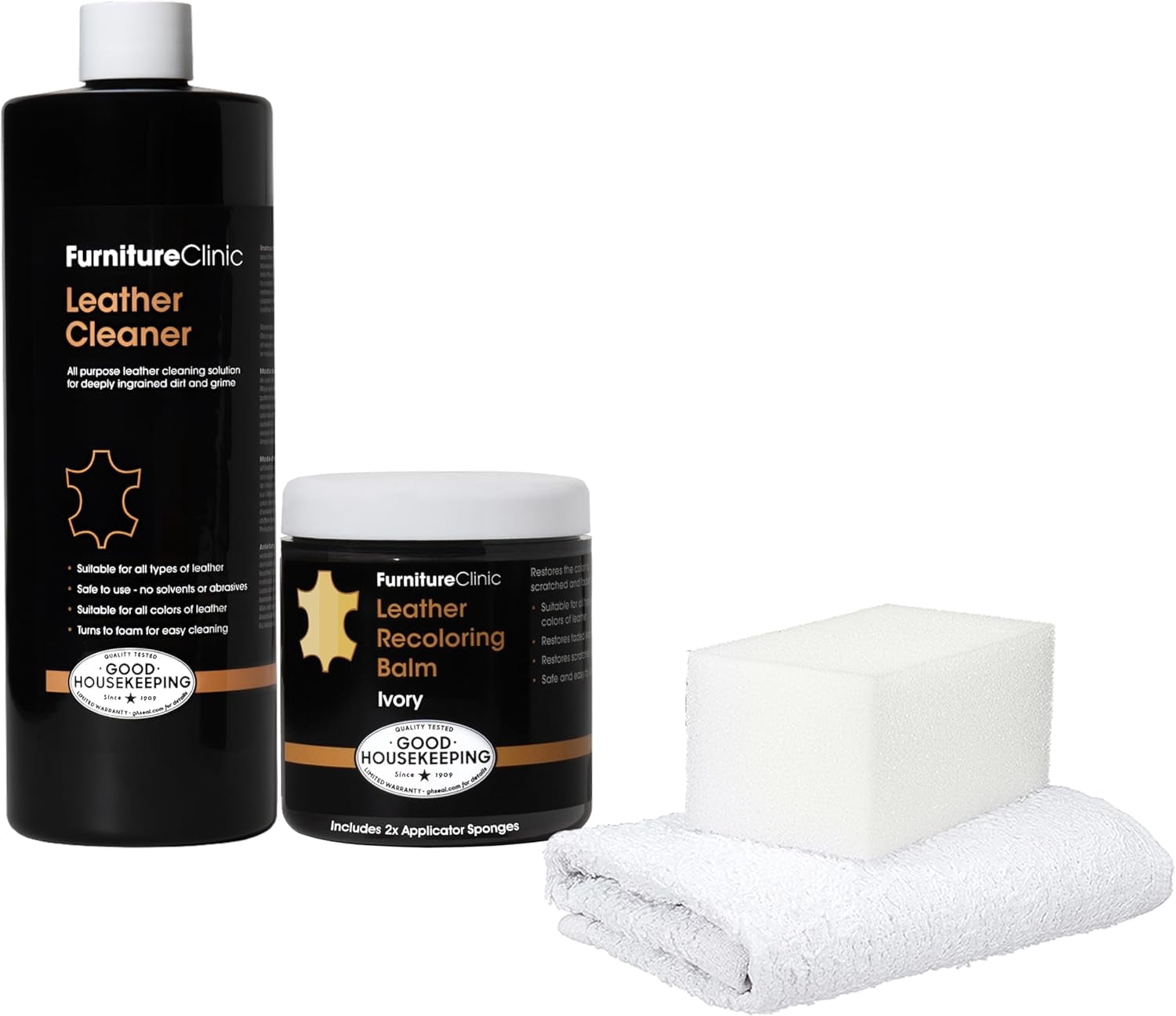 Furniture Clinic The Original Leather Recoloring Balm for Scratched ...