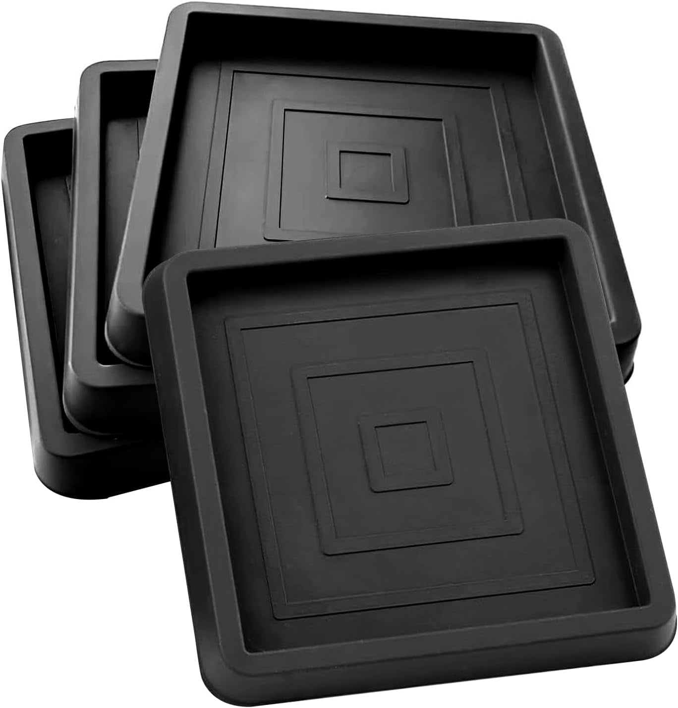 Furniture Coasters Cups, Rubber Furniture Feet Caster Cups Floor ...