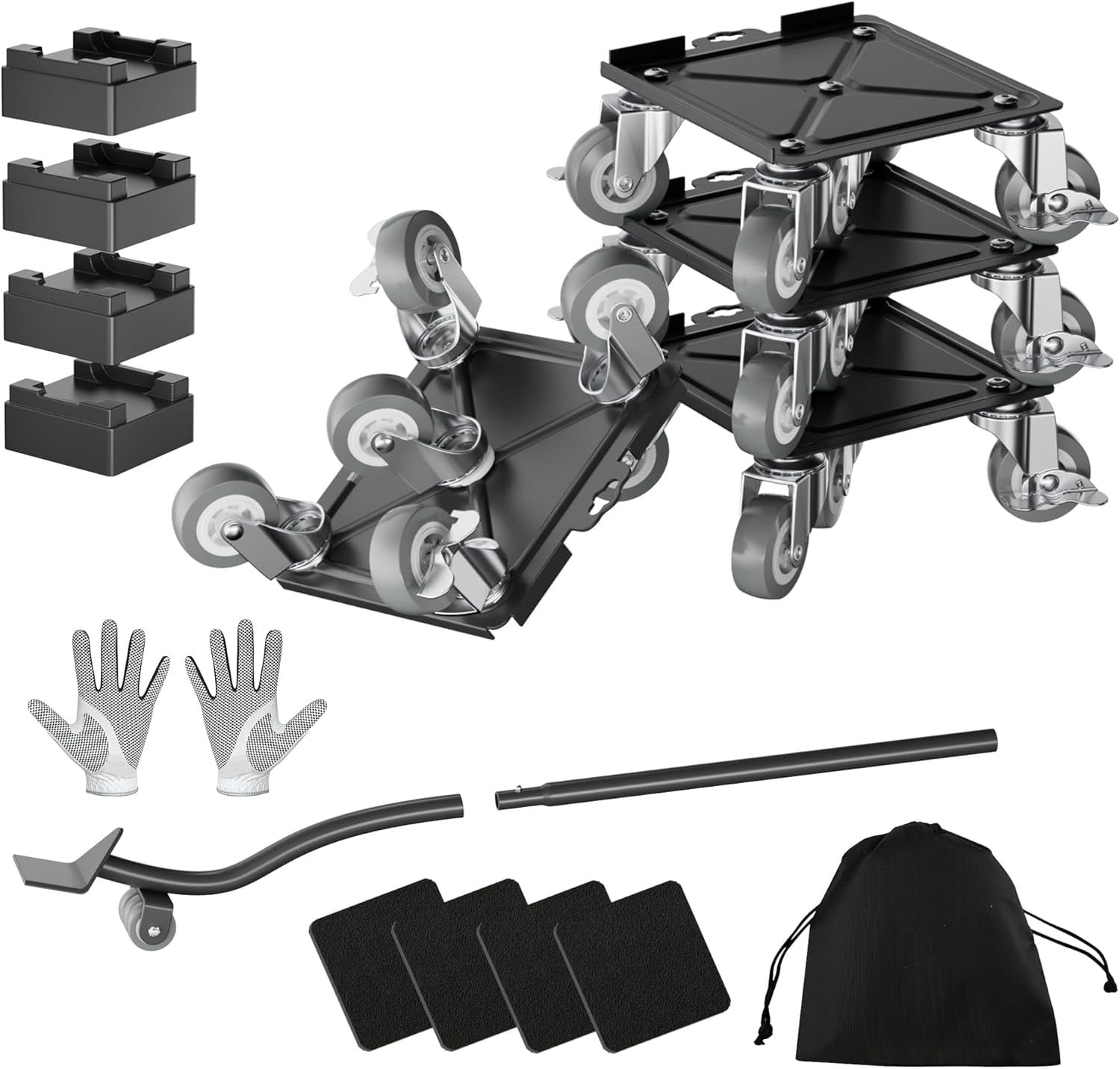Furniture Dolly,Furniture Mover Pro Set,Furniture Lifter with 5 360 ...