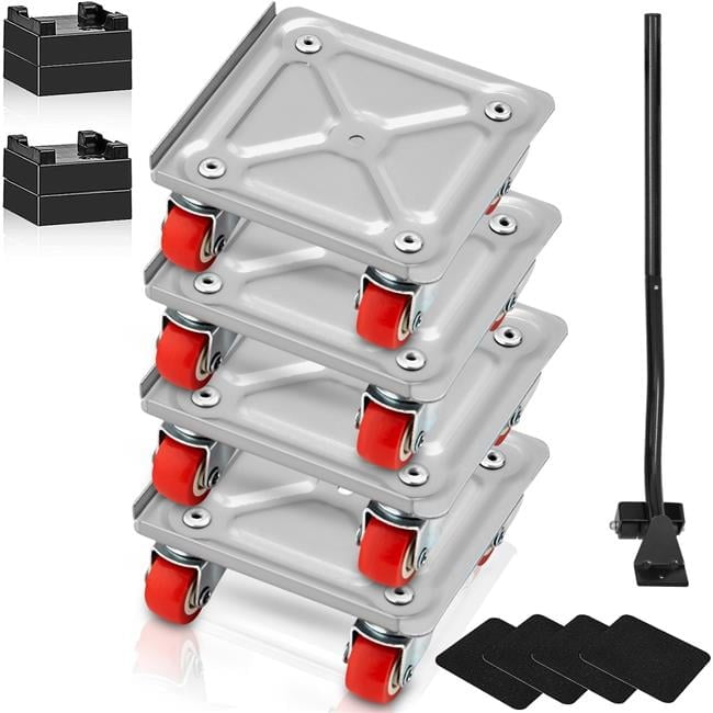 Furniture Dolly, Furniture Moving Dollies with 360 deg PP Swivel Wheels ...