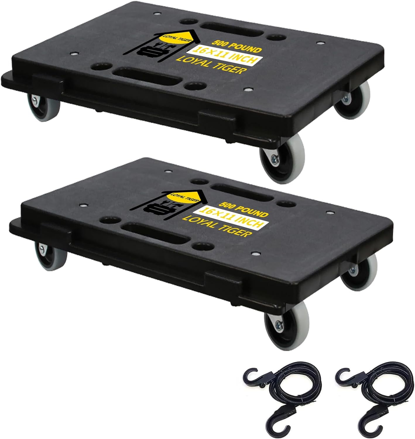 Furniture Dolly,Moving Dolly 4 Wheels Heavy Duty,16in-11in 500lbs ...