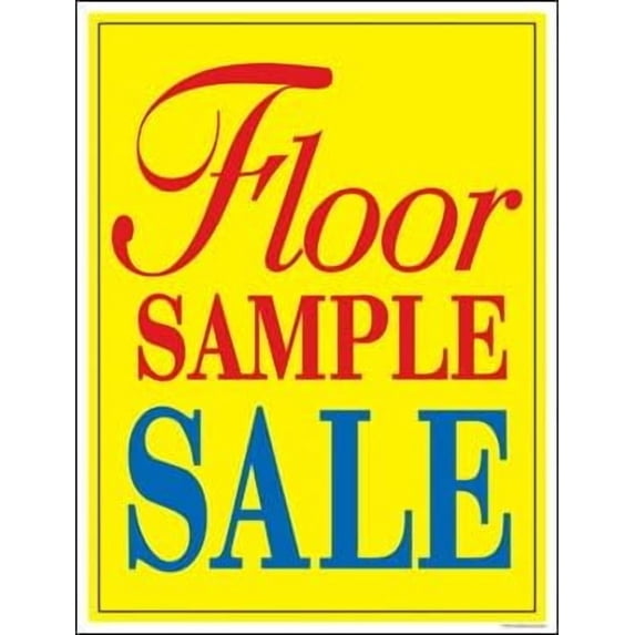 Furniture Floor Sample Sale Window Sale Sign Posters Retail Business ...