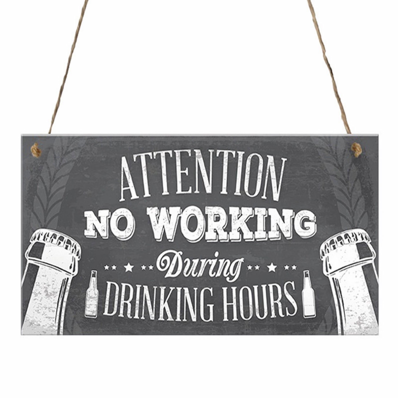 Furniture Hangs Bar Sign Hanging Wall Art Decorative Funny ...