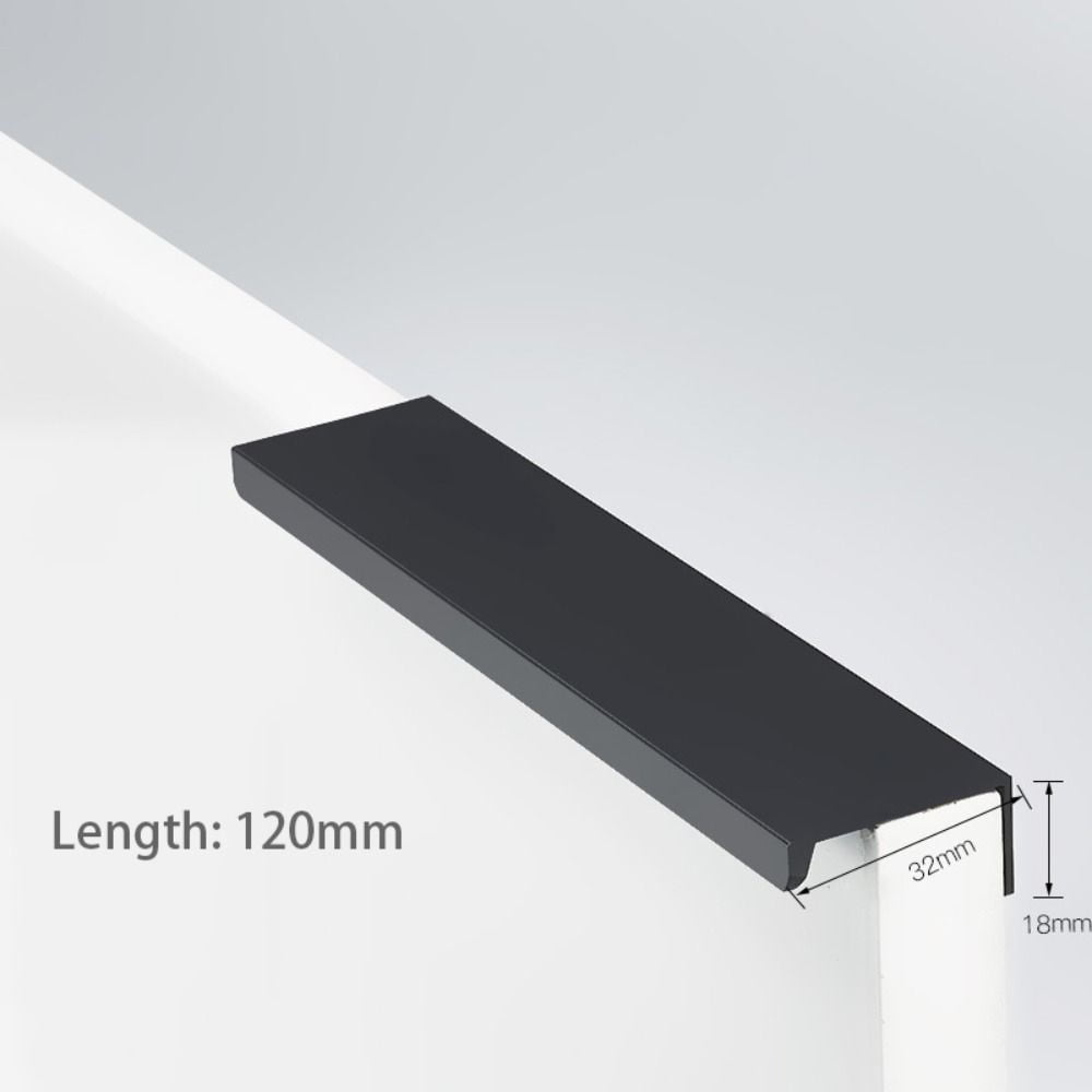 Furniture Hardware Embedded Aluminum Wardrobe Handle Cabinet Pulls ...