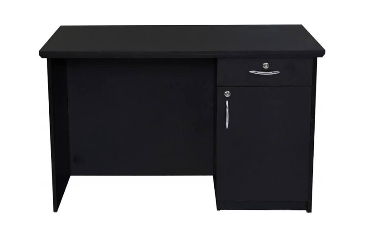 Furniture Home Office TableStudy Table in Black Wenge Finish with ...