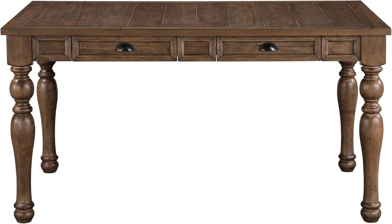 Furniture Joanna Dining Table, 60" Rectangular Table w/ 4 Felt-Lined ...