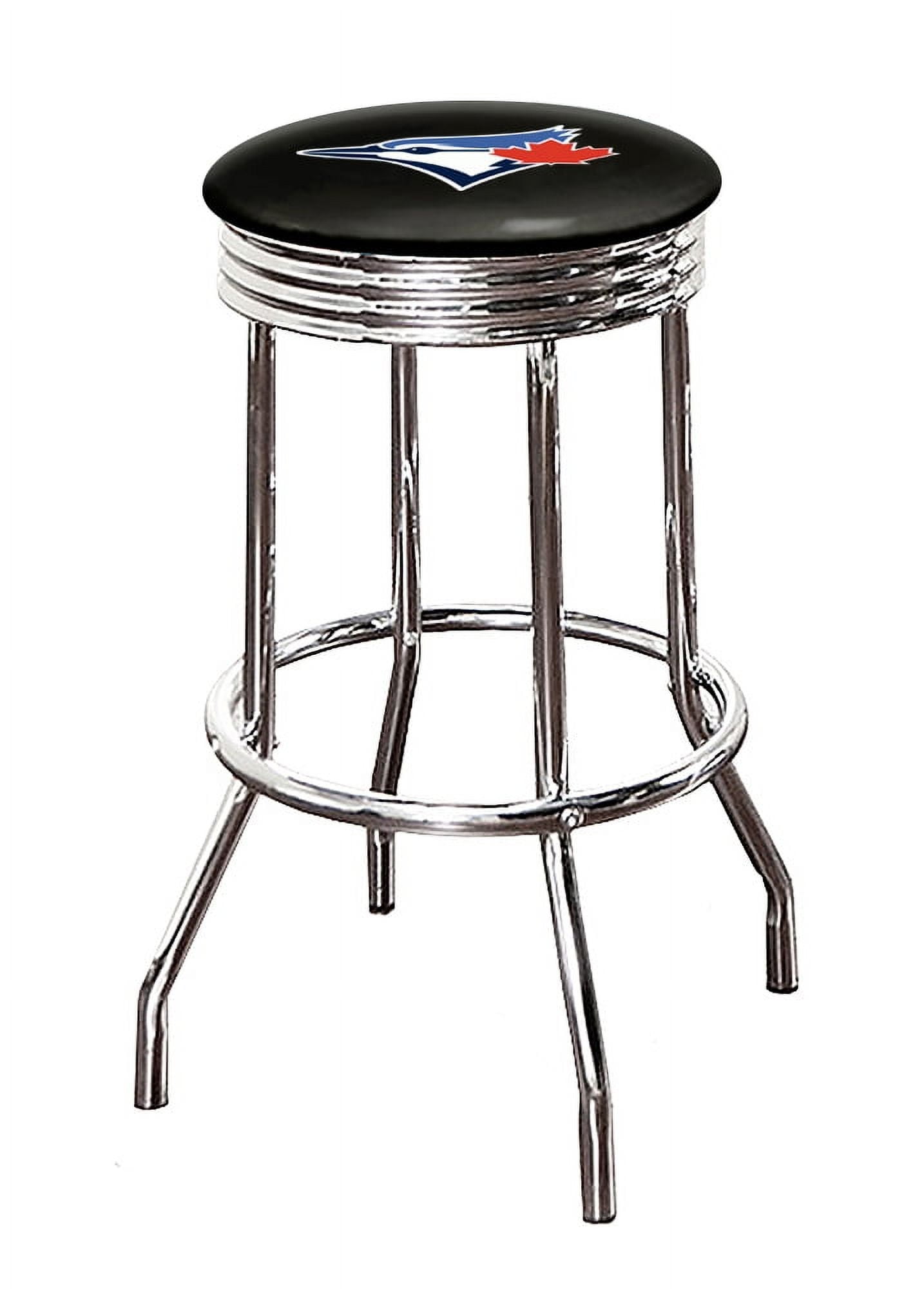 The Furniture King Bar Stool 24" or 29" Tall Backless Chrome Metal ...
