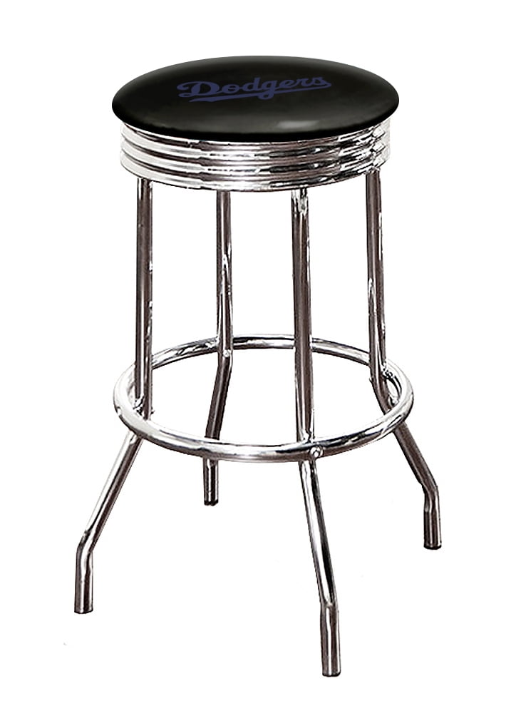 The Furniture King Bar Stool 24" or 29" Tall Backless Chrome Metal ...