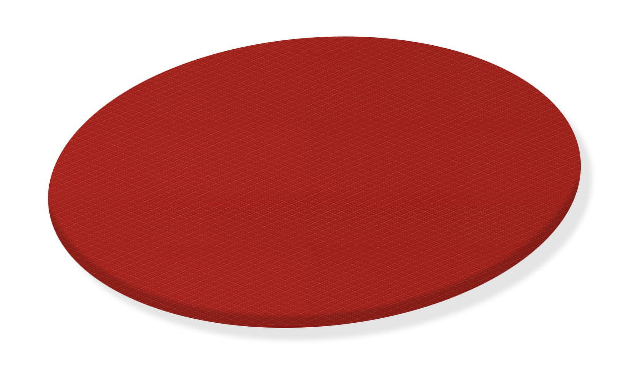 The Furniture King Lazy Susan 25" Round Red Vinyl Covered Custom ...