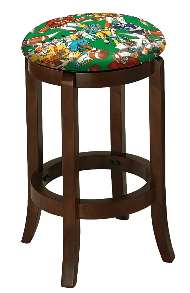 The Furniture King Wood Bar Stool Espresso Finish 29" Tall Kitchen Game ...