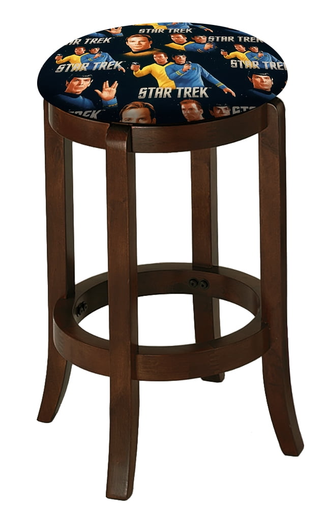 The Furniture King Wood Bar Stool Espresso Finish 29" Tall Kitchen Game ...