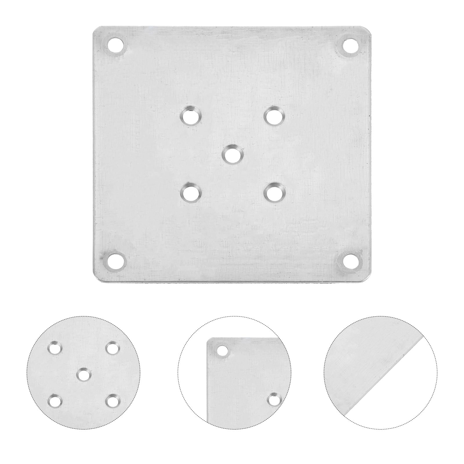 Furniture Leg Attachment Plates, 8pcs Table Leg Bracket 5-hole Flat ...