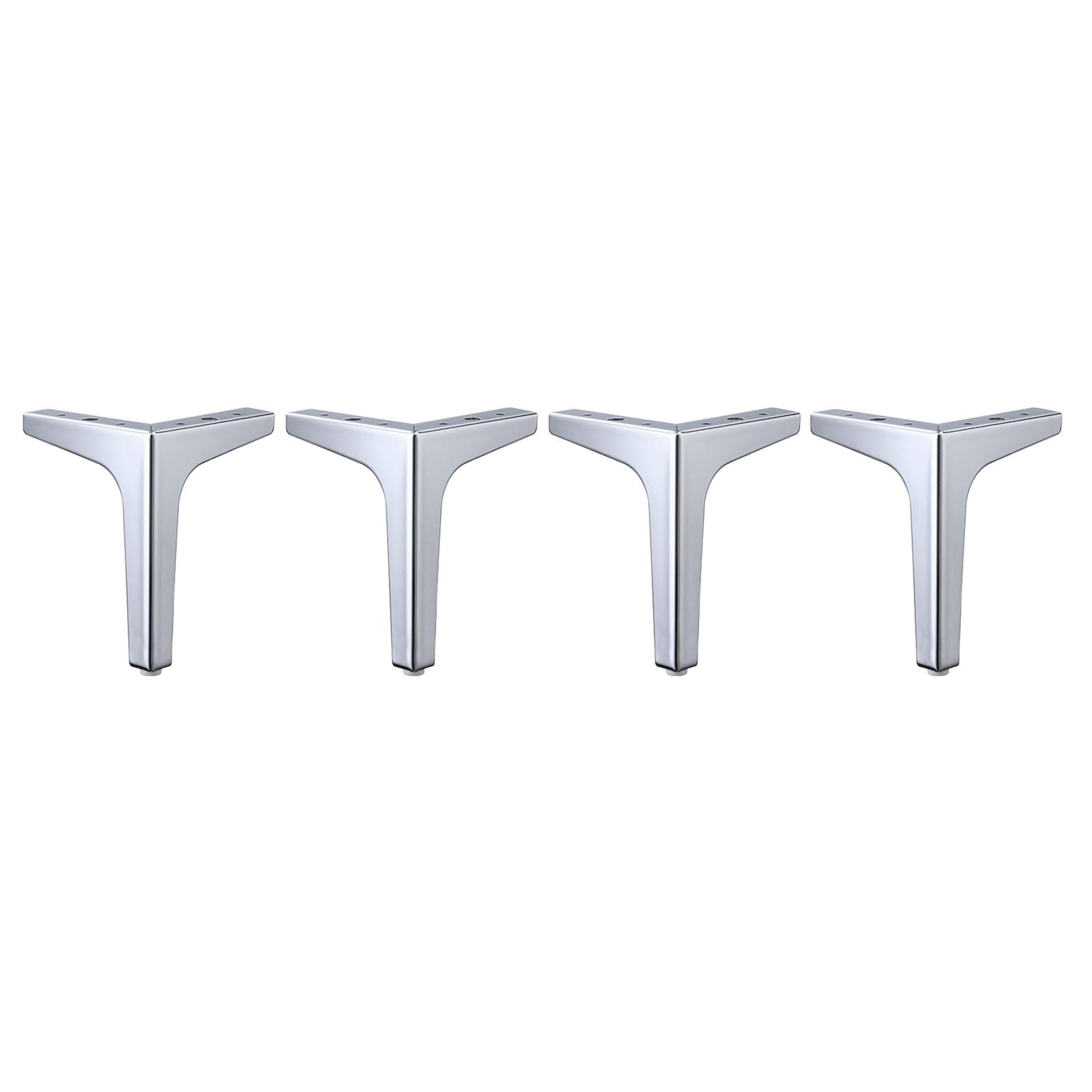 Furniture Legs, Set of 4 Modern Metal Triangle DIY Cabinet Cupboard ...